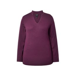 Ulla Popken Sweater female Purple size 58-60