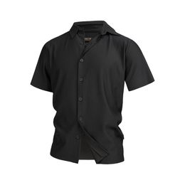 INDICODE Jeans Button Up Shirt 'Lamgo' male Black size M