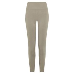 Born Living Yoga Leggings 'Blume' Damen Gr&ouml;&szlig;e S dunkelbeige