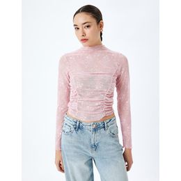 KOTON Bluse M&auml;dchen Gr&ouml;&szlig;e 117/124 rosa