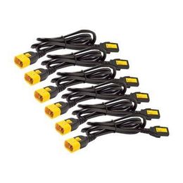 APC AP8706S-WW Stromkabel-Set (je 6), verriegelbar, C13 auf C14, 1,8 m