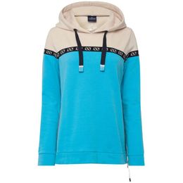 LAURAS&Oslash;N Sweatshirt Damen Gr&ouml;&szlig;e S sand / aqua / schwarz