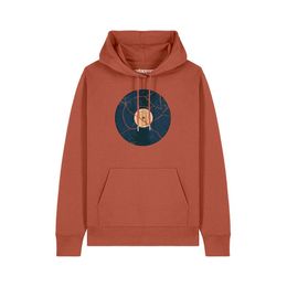 Watapparel Sweatshirt 'Broken Vinyl' male Brown size L