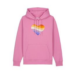 Watapparel Sweatshirt ' Rainbow Heart ' male Pink size L