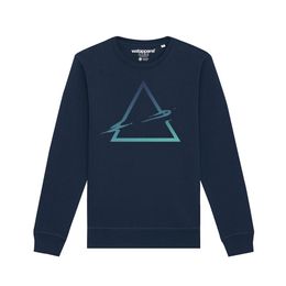 Watapparel Sweatshirt ' Triangle ' male Blue size XL