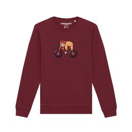 Watapparel Sweatshirt ' Sloth ' male Red size XXXL