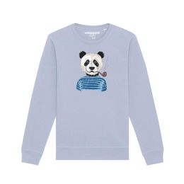 Watapparel Sweatshirt ' Panda ' male Blue size XL
