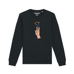 Watapparel Sweatshirt ' Spread love ' male Black size XXL