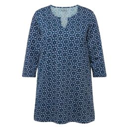 Ulla Popken Tunic female Blue size 42-44