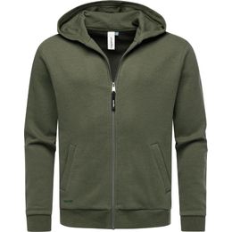Ragwear Zip-Up Hoodie 'Natten' male Green size L