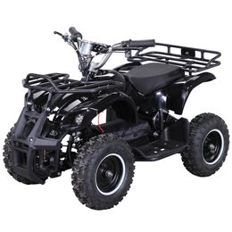 Actionbikes Motors Elektro-Kinderquad Torino, 1000 Watt, Pocket-Quad mit Scheibenbremsen, 24 km/h, 3 x 12-Volt-Batterie (Schwarz)
