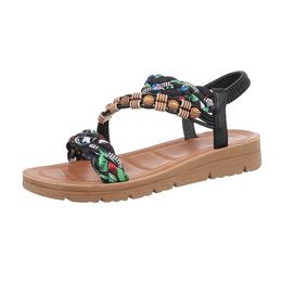 Ital-Design Strap Sandals female Black size 37