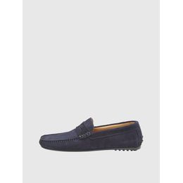 Selected Moccasins 'SERGIO' male Blue size 42