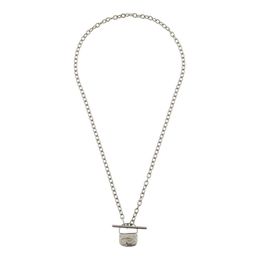 Diesel Necklace male Silver size One Size