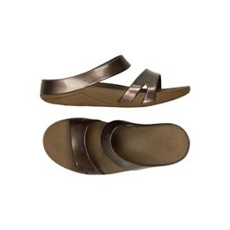 fitflop Sandalen Damen Gr&ouml;&szlig;e 39 Second Hand silber