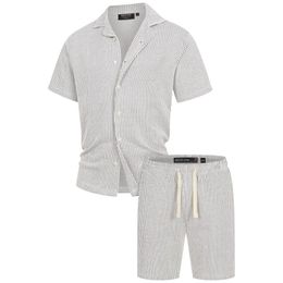 INDICODE Jeans Short Pajamas 'Lino' male Grey size XL
