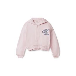 Calvin Klein Jeans Zip-Up Hoodie girl Pink size 8