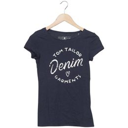 Tom Tailor Denim T-Shirt Damen Gr&ouml;&szlig;e XS Second Hand marine