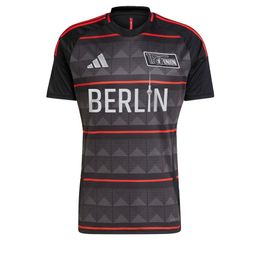 adidas Performance Trikot 'FC Union Berlin 24/25 Home' Herren Gr&ouml;&szlig;e XXL anthrazit / hellgrau / rot / schwarz