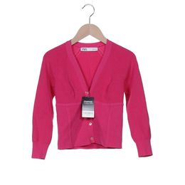 Zara Strickjacke Damen Gr&ouml;&szlig;e S Second Hand pink