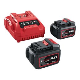 Flex Akku P-SET Power 12-55 Q und Ladeger&auml;t 12-55 Q (534910)
