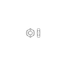Sechskantmutter ISO 8675 M 8 x 1 Edelstahl A2 blank ; Industrial Quality Supplies (304280)
