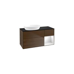 Villeroy & Boch V&B Waschtischunterschrank Finion 120cm, Pl b m, Reg glo wh. Lac, wal ven ; Villeroy & Boch (FA52GFGN)