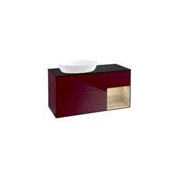 Villeroy & Boch V&B Waschtischunterschrank Wandbeleuchtung Finion 120cm, Abd.-Pl. bla m, Reg Oa ven, Peo m ; Villeroy & Boch (GA52PCHB)