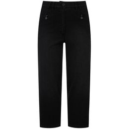 Ulla Popken Jeans female Black size 60