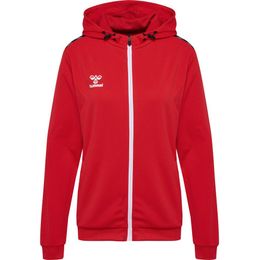 Hummel Athletic Zip-Up Hoodie 'AUTHENTIC' female Red size XXL