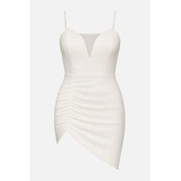 Ombre Cocktail Dress 'LA-OM-DLR111' female Beige size S