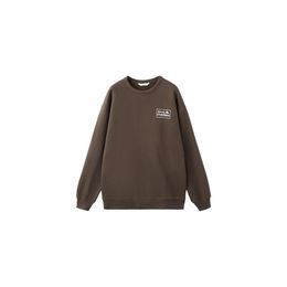 MANGO TEEN Sweatshirt 'Outdoor' male Brown size XL
