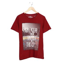 Jack & Jones JACK & JONES T-Shirt Herren Gr&ouml;&szlig;e M Second Hand rot