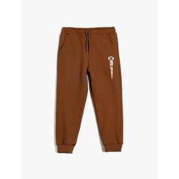 KOTON Pants boy Brown size 116/122