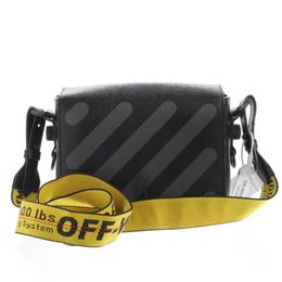 Off-White Schultertasche / Umh&auml;ngetasche Damen Gr&ouml;&szlig;e One Size Second Hand schwarz