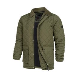 INDICODE Jeans Between-Season Jacket 'Drills' male Green size M