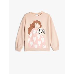 KOTON Sweatshirt girl Pink size 146/152