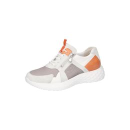 Waldl&auml;ufer WALDL&Auml;UFER Sneaker 'H-Franzi' Damen Gr&ouml;&szlig;e 38 graphit / hellgrau / orange / wei&szlig;
