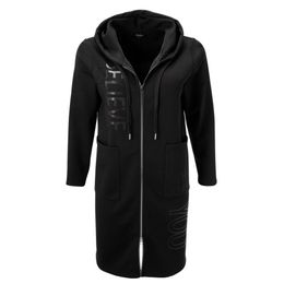 Aniston Sweatjacke Damen Gr&ouml;&szlig;e 4XL schwarz