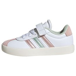 adidas Sportswear Sneaker 'VL Court 3.0' Jungen Gr&ouml;&szlig;e 30 hellgr&uuml;n / altrosa / wei&szlig;