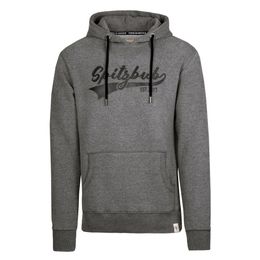 SPITZBUB Sweatshirt 'Kasper' Herren Gr&ouml;&szlig;e L grau / graumeliert / schwarz