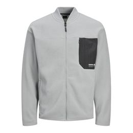 Jack & Jones JACK & JONES Fleecejacke Herren Gr&ouml;&szlig;e XXL grau / schwarz