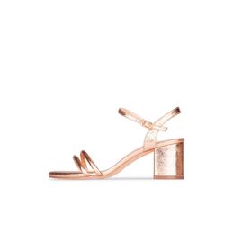 Posh By Poelman Strap Sandals 'Nova' female Gold size 41