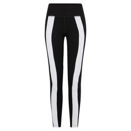 Born Living Yoga Leggings 'Bindi' Damen Gr&ouml;&szlig;e S schwarz / wei&szlig;