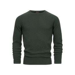 INDICODE JEANS Pullover ' Petri ' Herren Gr&ouml;&szlig;e L dunkelgr&uuml;n