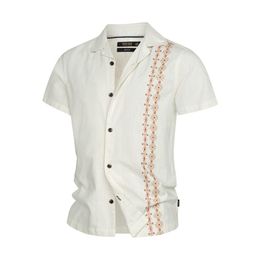 INDICODE Jeans Button Up Shirt 'Cotta' male White size L