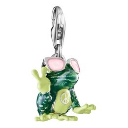 Thomas Sabo Pendant 'Frosch' female Green size One Size