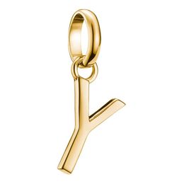 Thomas Sabo Pendant 'Buchstabe Y' female Gold size One Size