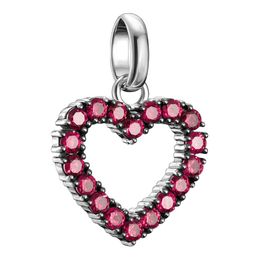 Thomas Sabo Pendant 'Herz' female Red size One Size