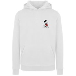 F4NT4STIC Sweatshirt 'Disney Mickey Mouse Kickin Retro Pocket' Herren Gr&ouml;&szlig;e XXXL rot / schwarz / wei&szlig;